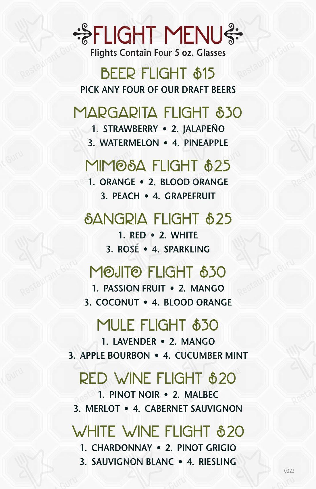 Menu at The Randolph Diner Bar & Grill, Randolph, 517 NJ-10