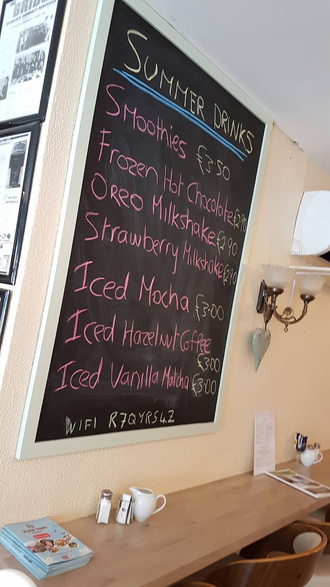Menu at The River Cafe, Kilcullen, Main St