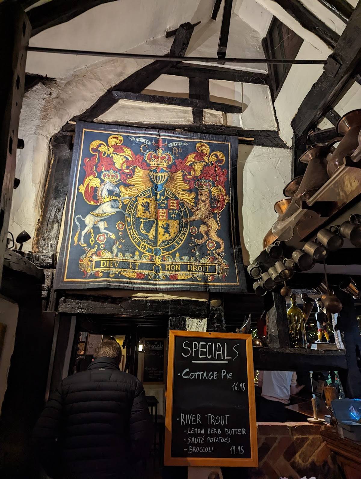 Menu at The Royal Standard of England pub & bar, Beaconsfield