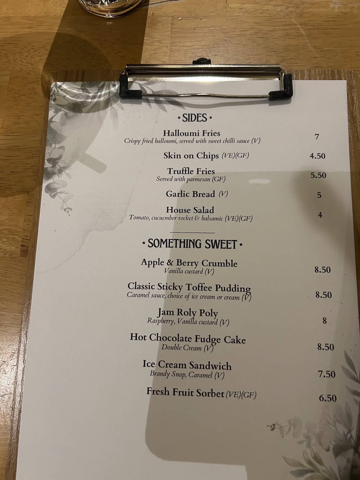 Menu at The Ship Inn at Caton pub & bar, Caton