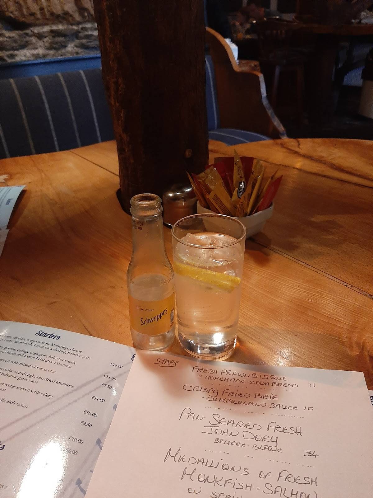 Menu at The Snug pub & bar, Bantry, The Quay