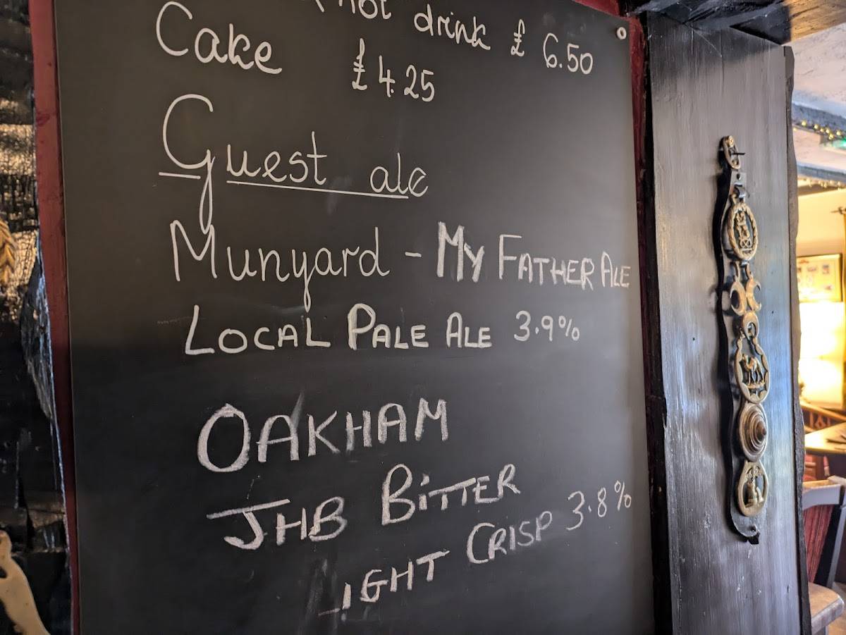 Menu at The Splash Pub, Louth