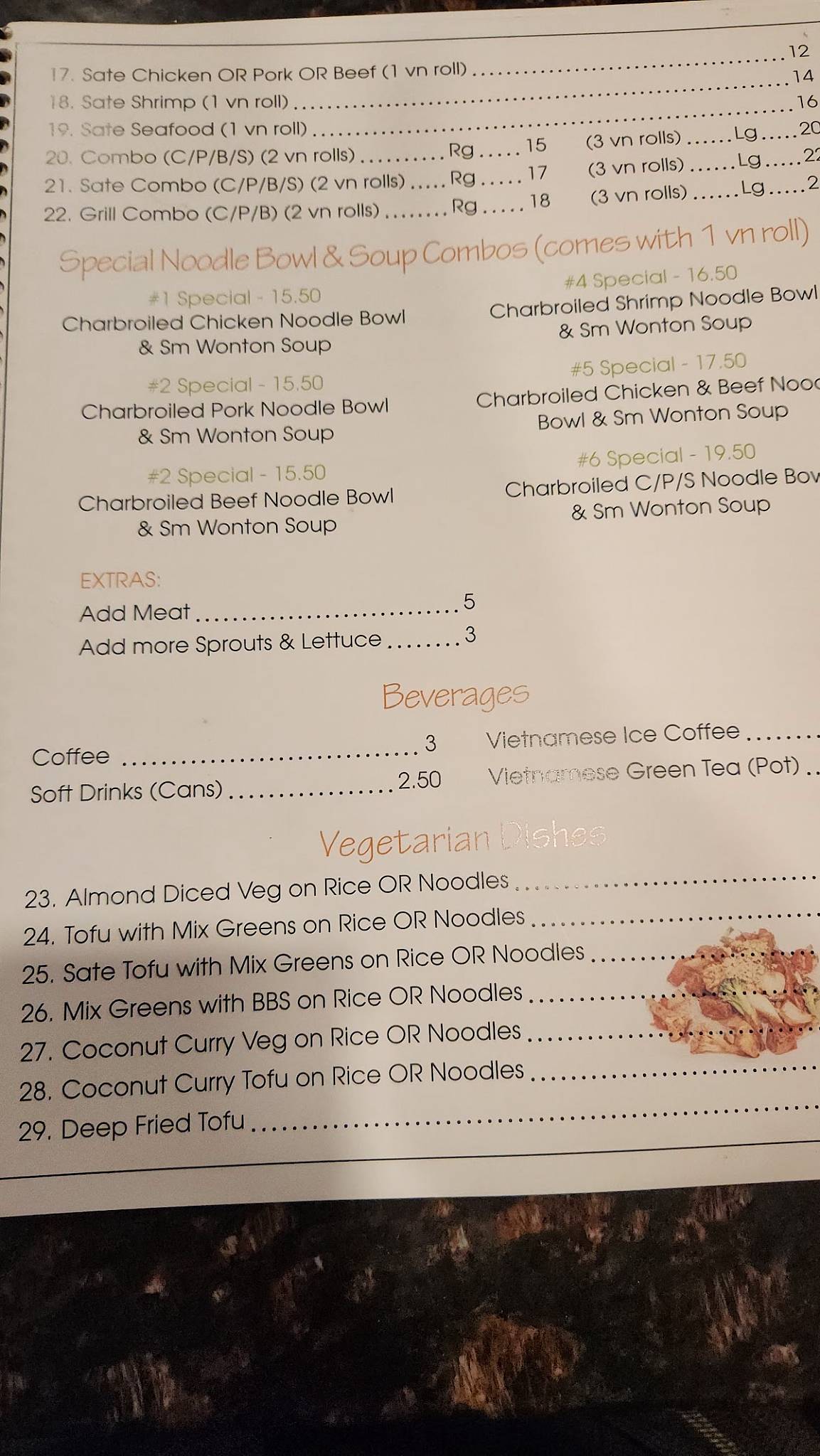 Menu at The Vault Saskatoon Restaurant, Saskatoon