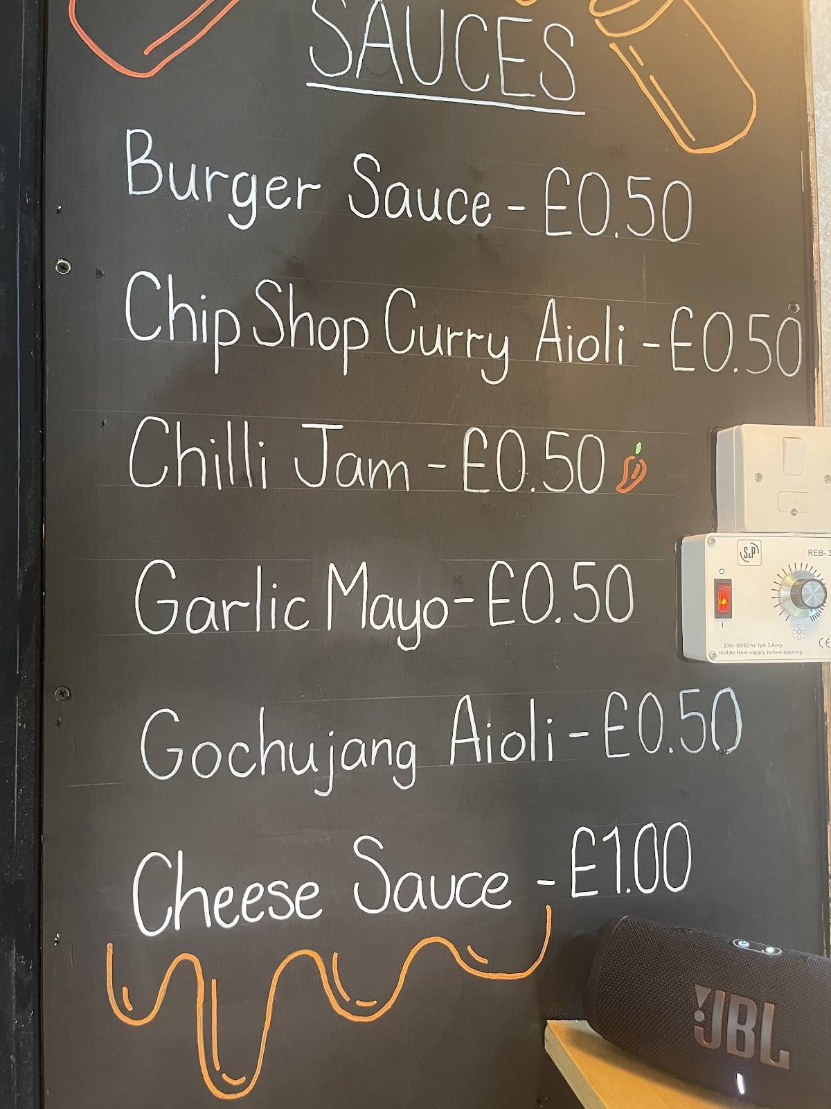 Menu at Tipsy Chef restaurant, Preston