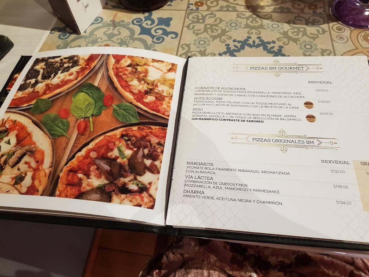 Carta del restaurante Bistro Mecha Centro Histórico, Toluca del Lerdo