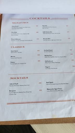 Menu at Triboa Cafe, Olongapo