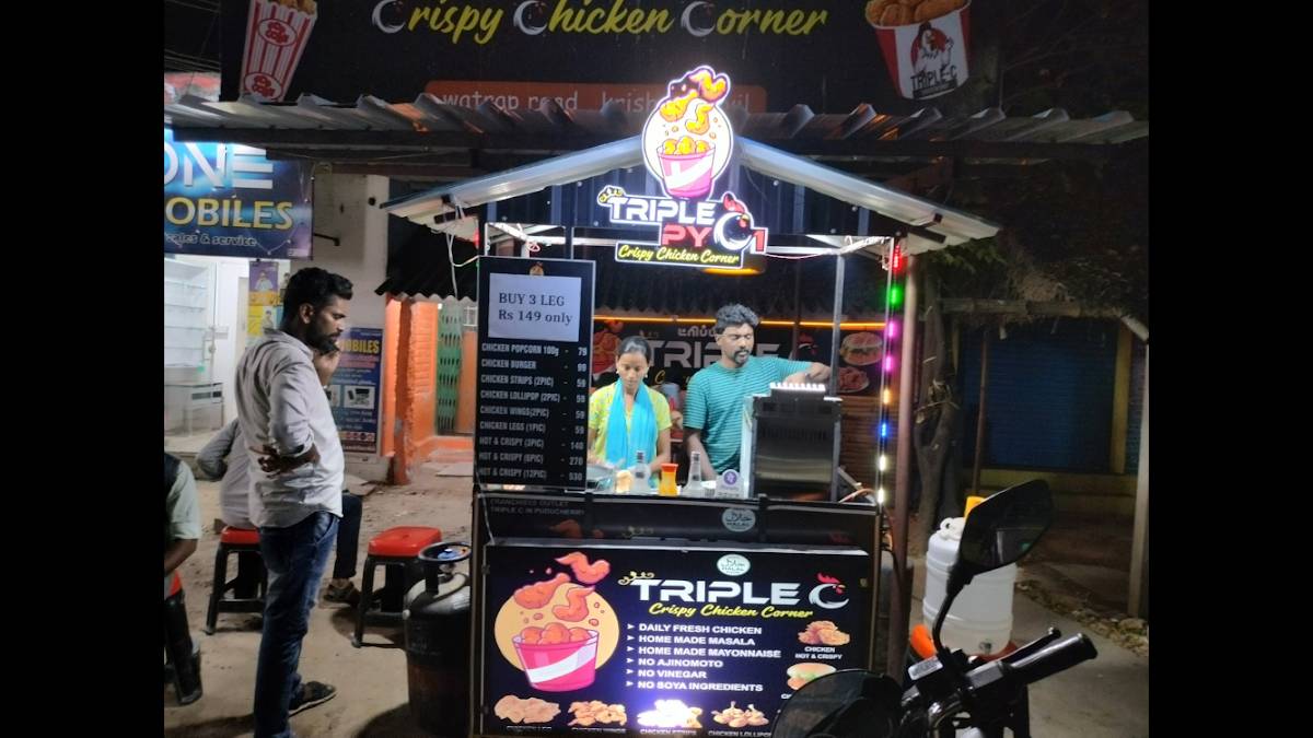 Menu at Triple C Crispy Chicken Corner, Krishnan Kovil