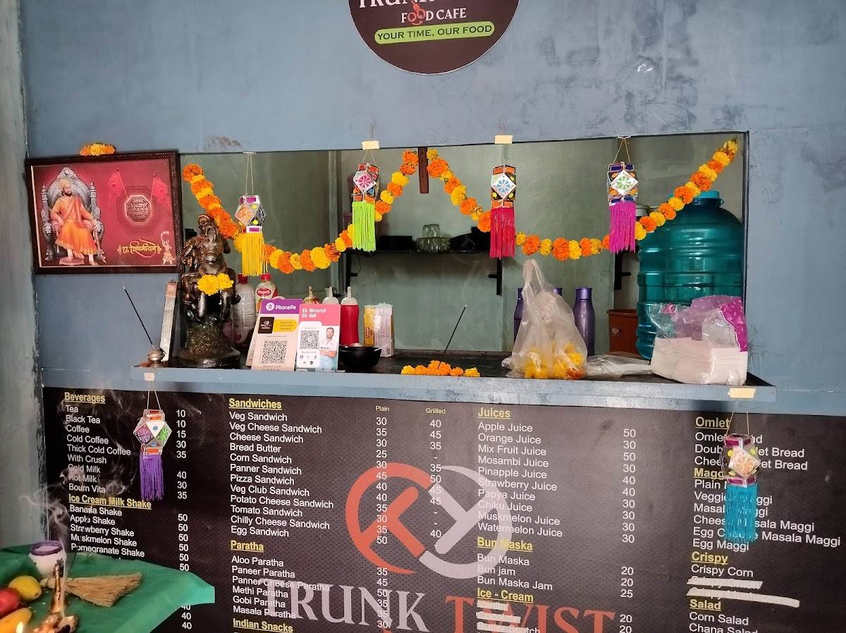 Menu at Trunk Twist Food Cafe, Pimpri-Chinchwad
