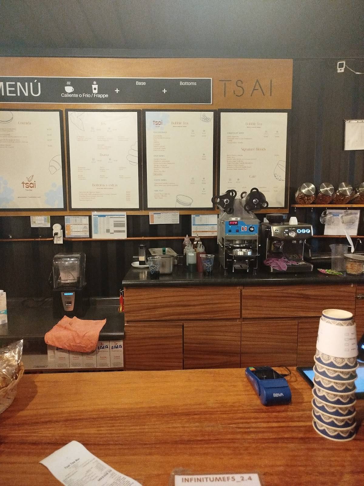 Carta de Tsai Tea Bar Arcos, Santiago de Querétaro