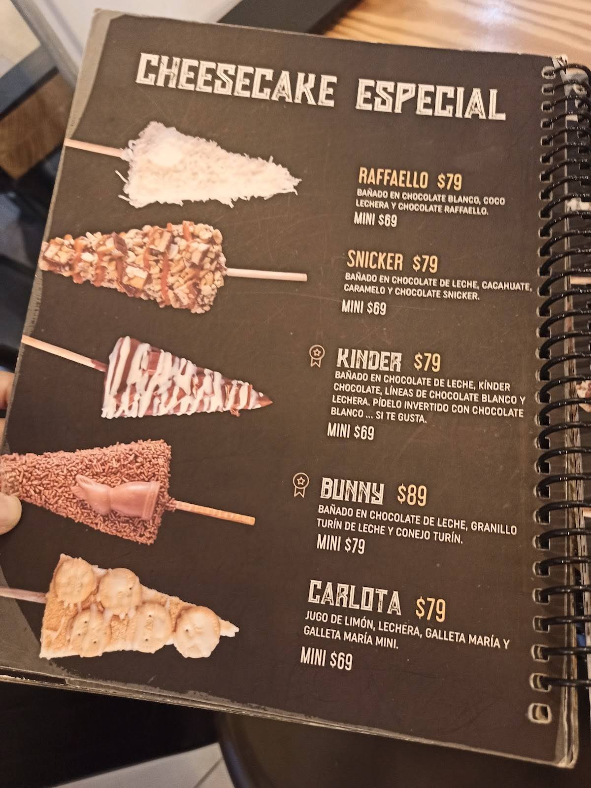 Carta de Tufh Cocina Urbana (restaurante Centro), Aguascalientes