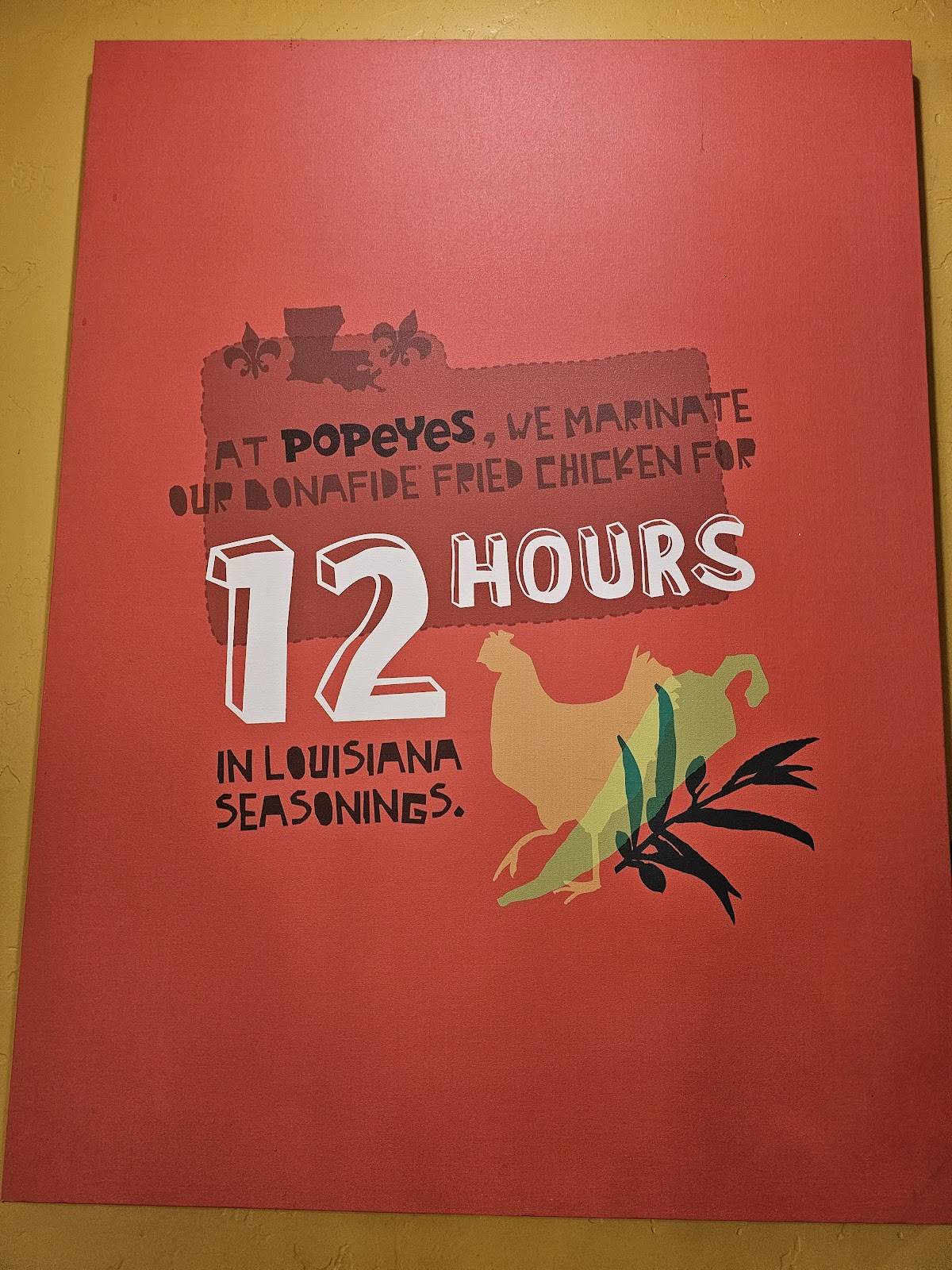 Menu at Popeyes Louisiana Kitchen fast food, Tulare, N Cherry St