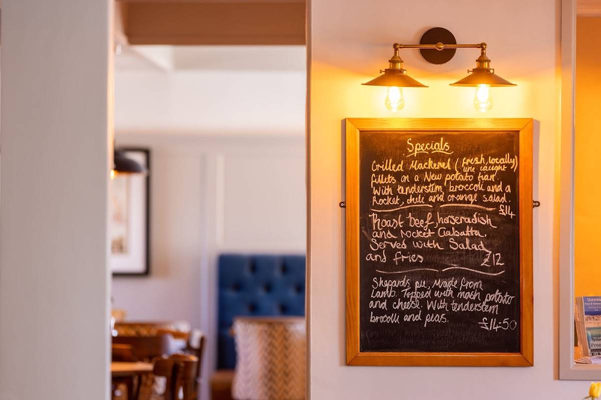 Menu at Turnpike Inn pub & bar, Hayle