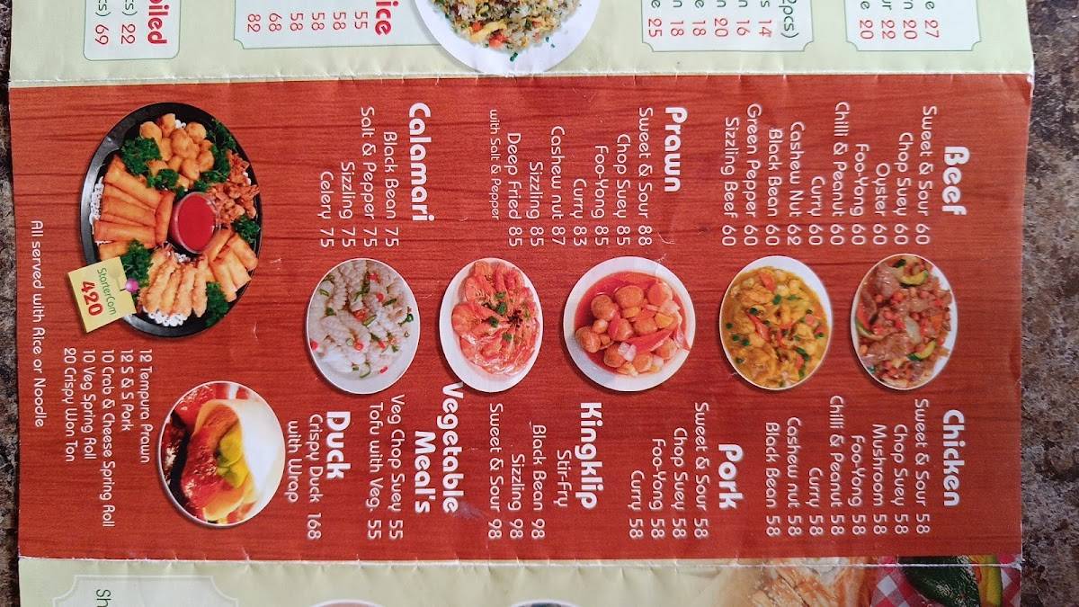 Menu at Urban Sushi & Chinese restaurant, Cape Town