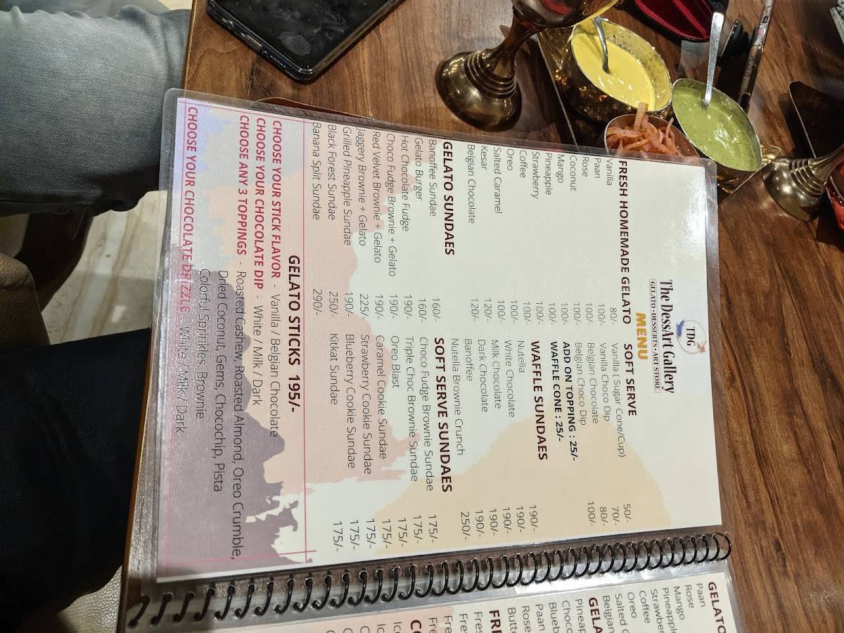 Menu at Veg Gulati, Green Park, New Delhi