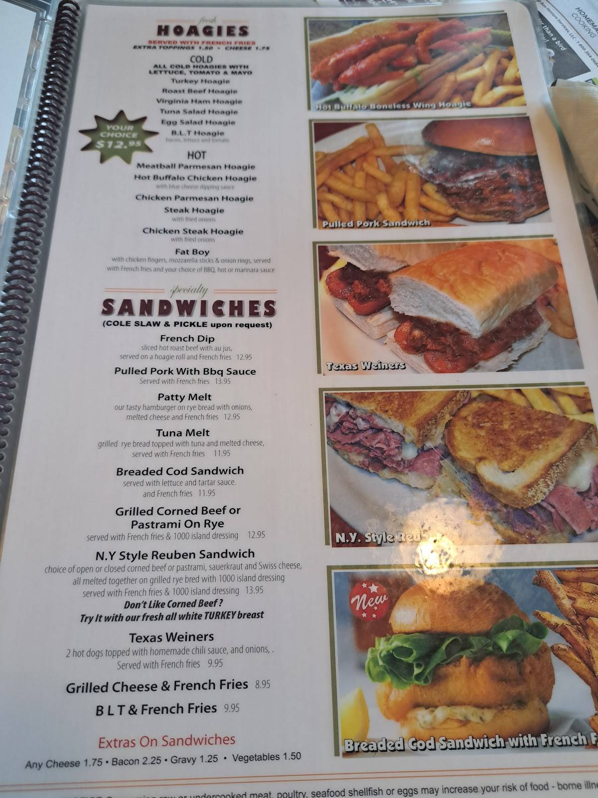 Menu at Viewmont Diner restaurant, Scranton, 448 Scranton Carbondale Hwy