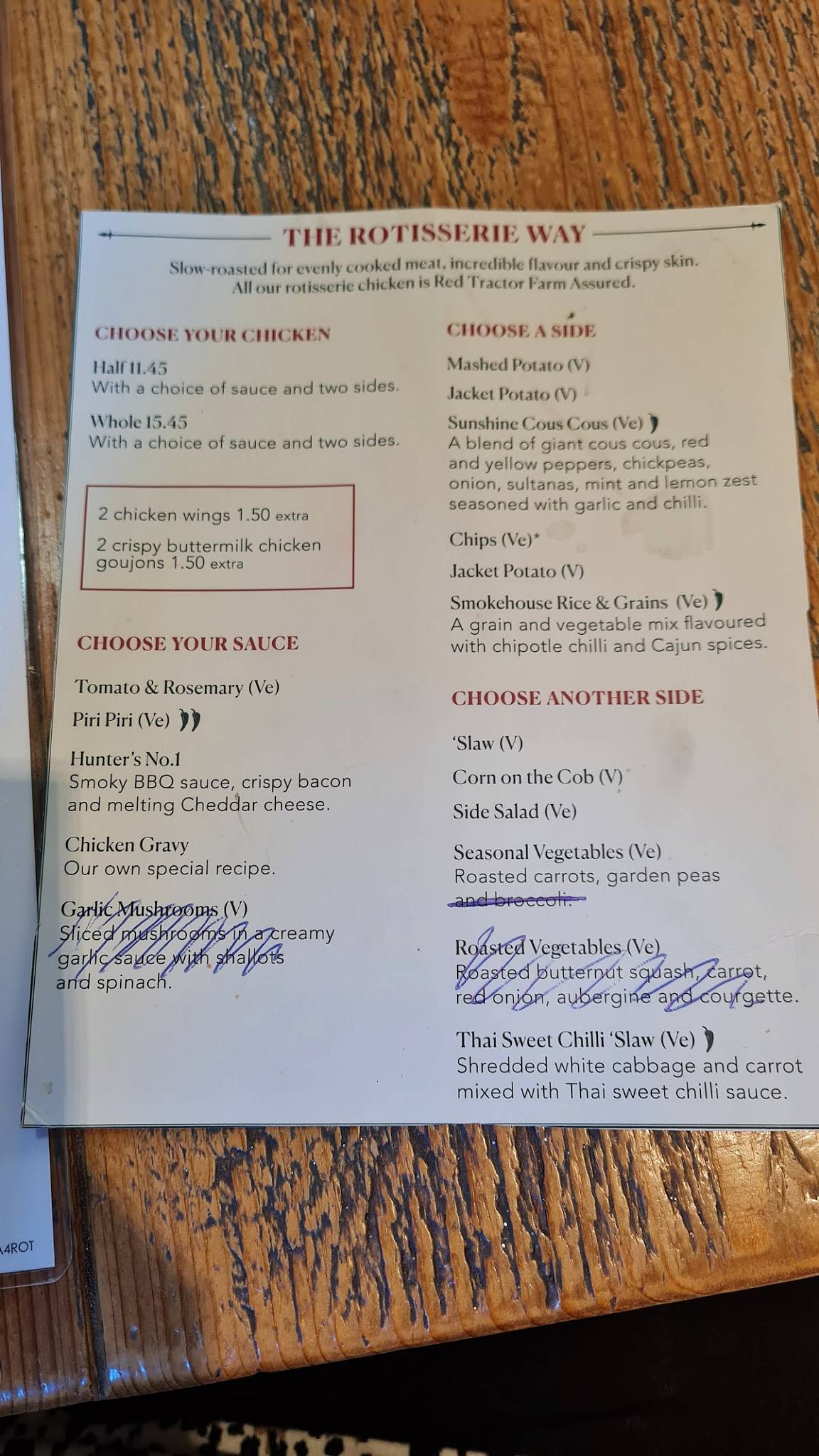 Menu at Oyster Bed pub & bar, Whitstable