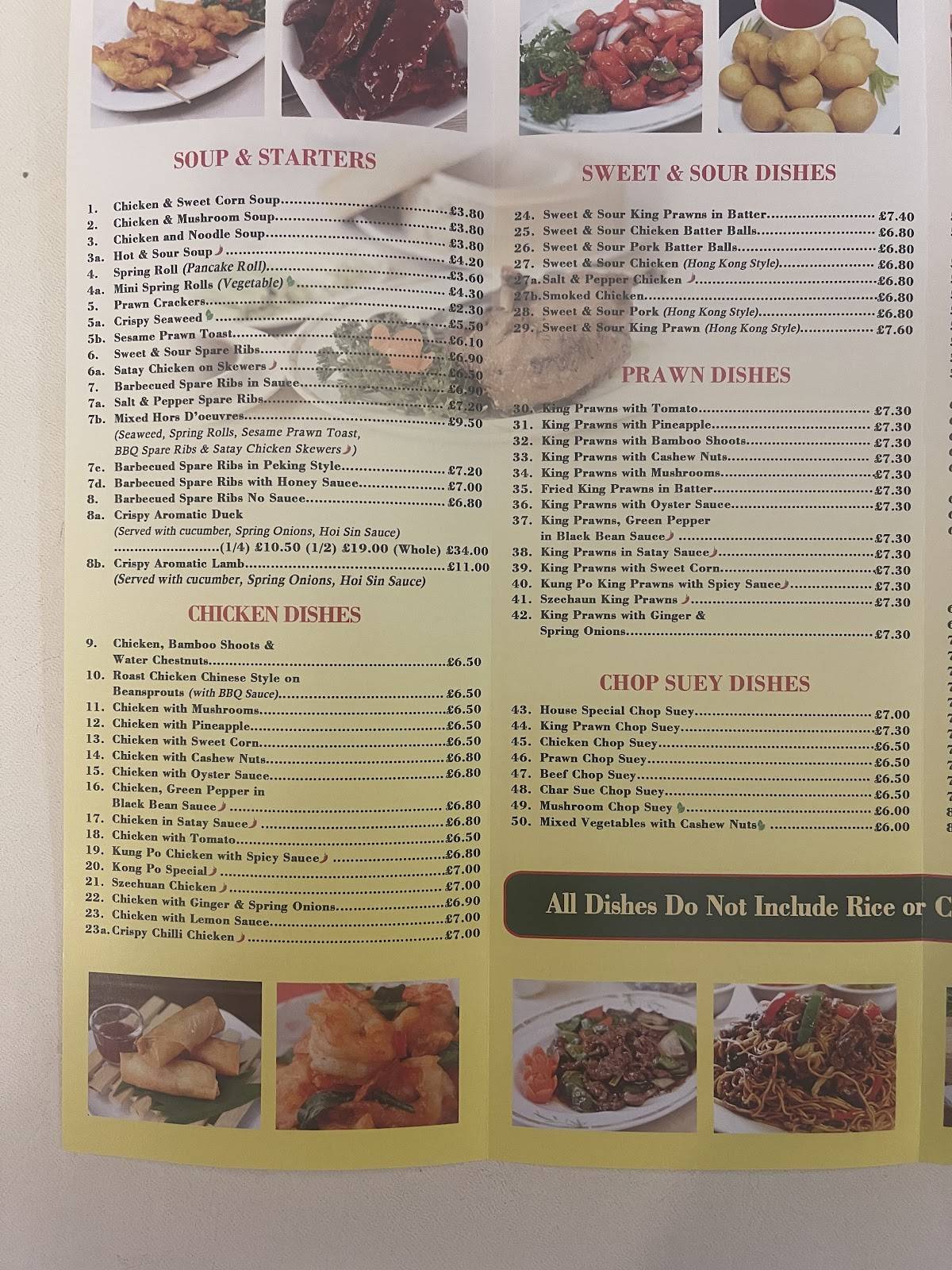 Menu at Wong's House fast food, Calne