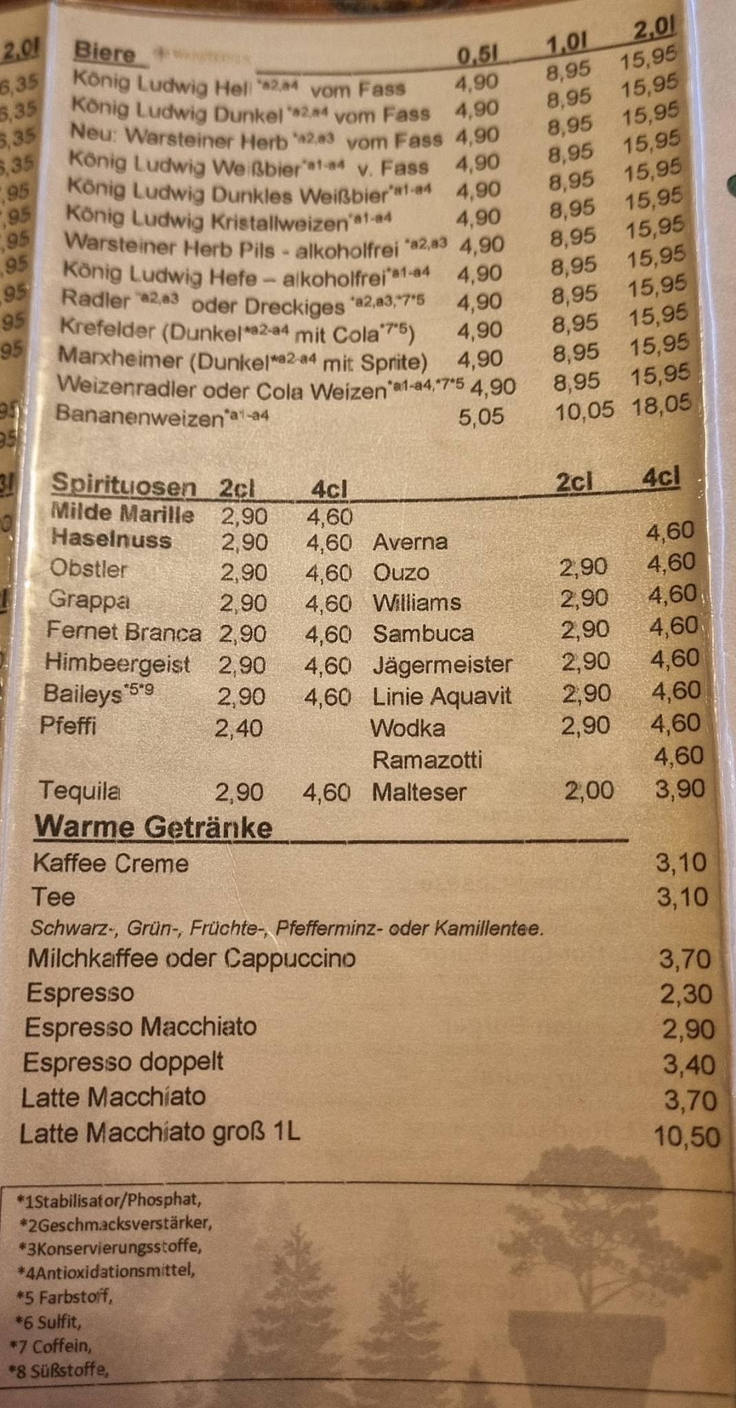 Speisekarte von XXL Restaurant Waldgeist Hofheim am Taunus, Hofheim am ...