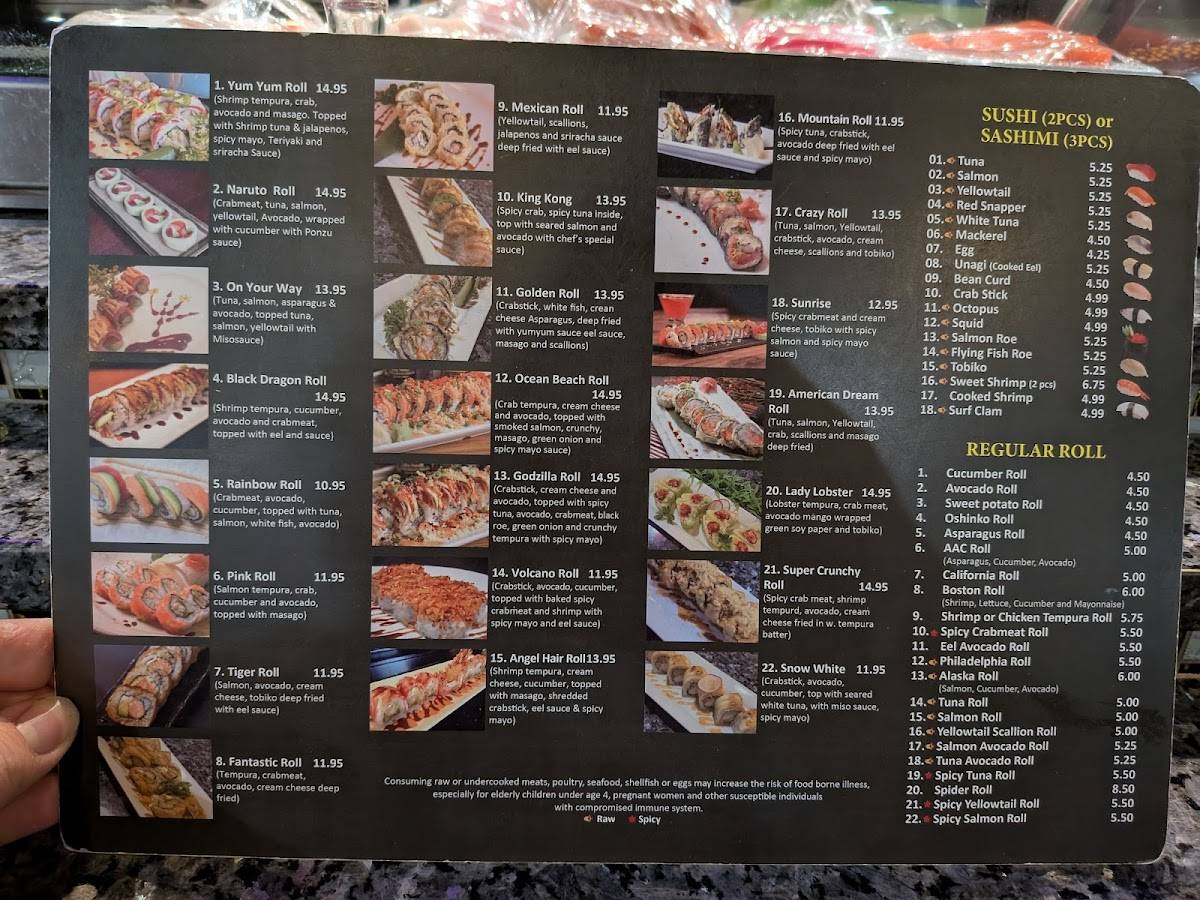 Menu at YUMMY BOWL restaurant, Indianapolis, S Emerson Ave #150