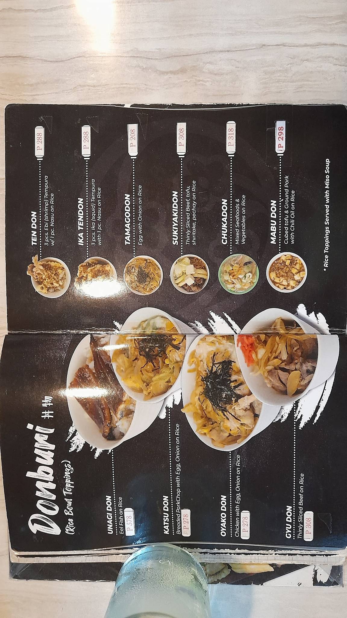 Menu at Yamazaki Ramen House & Japanese Grocery restaurant, Makati