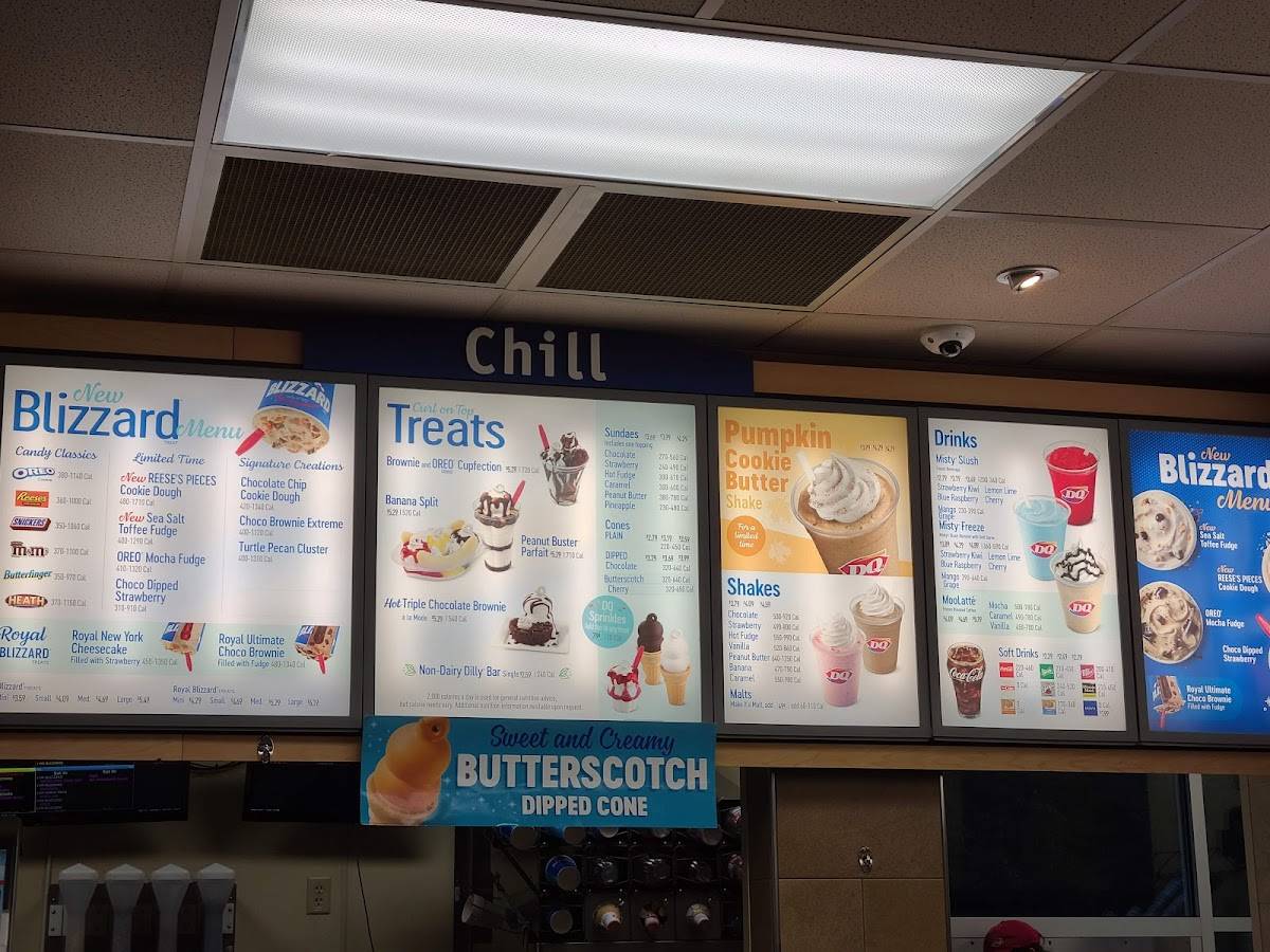 Menu at Dairy Queen Grill & Chill fast food, Yorkville