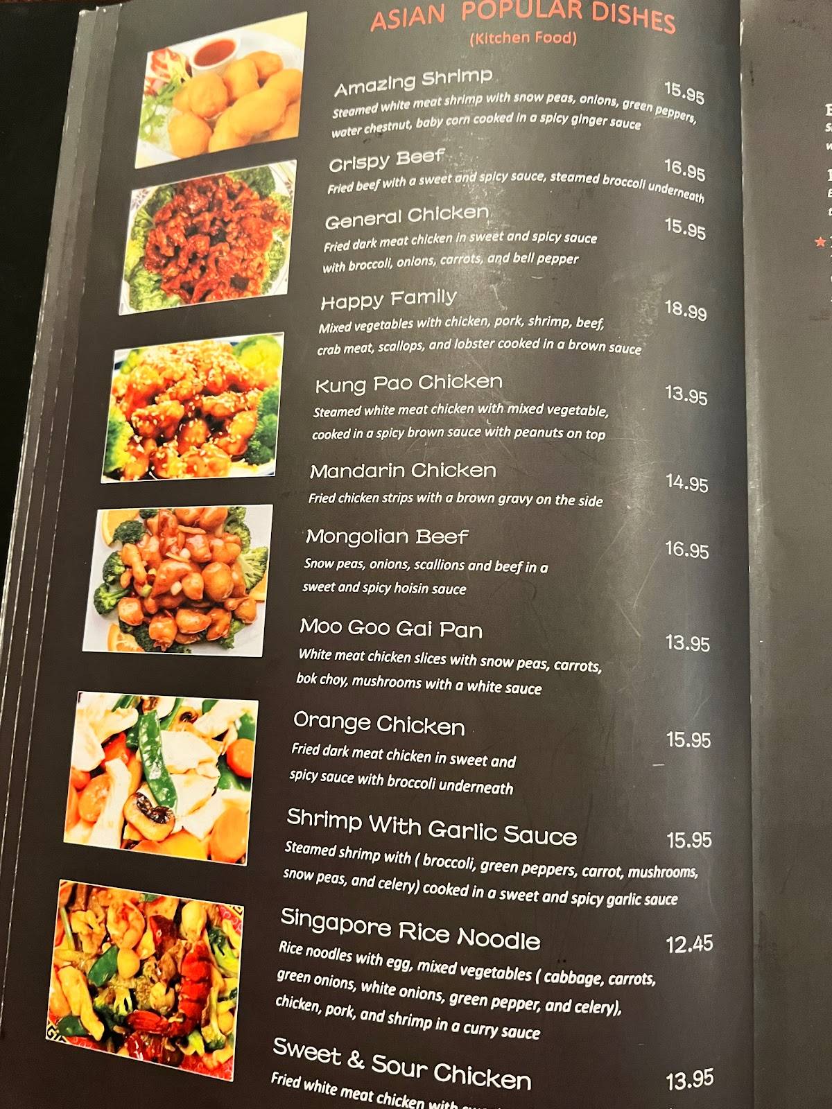 Menu at Yummy Tokyo Sushi restaurant, Destrehan