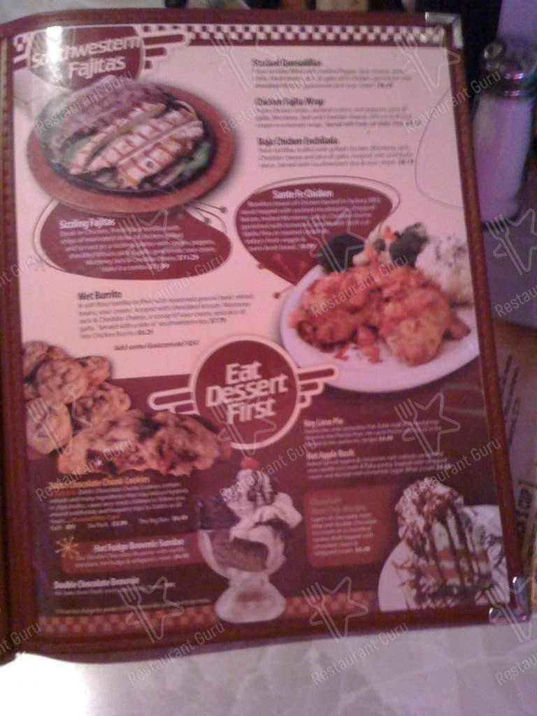Menu at Zebb's Deluxe Grill & Bar, Mattydale