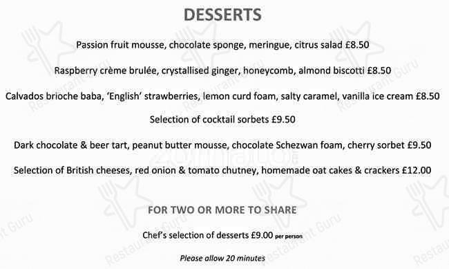 Menu at Criterion Restaurant, London, 224 Piccadilly