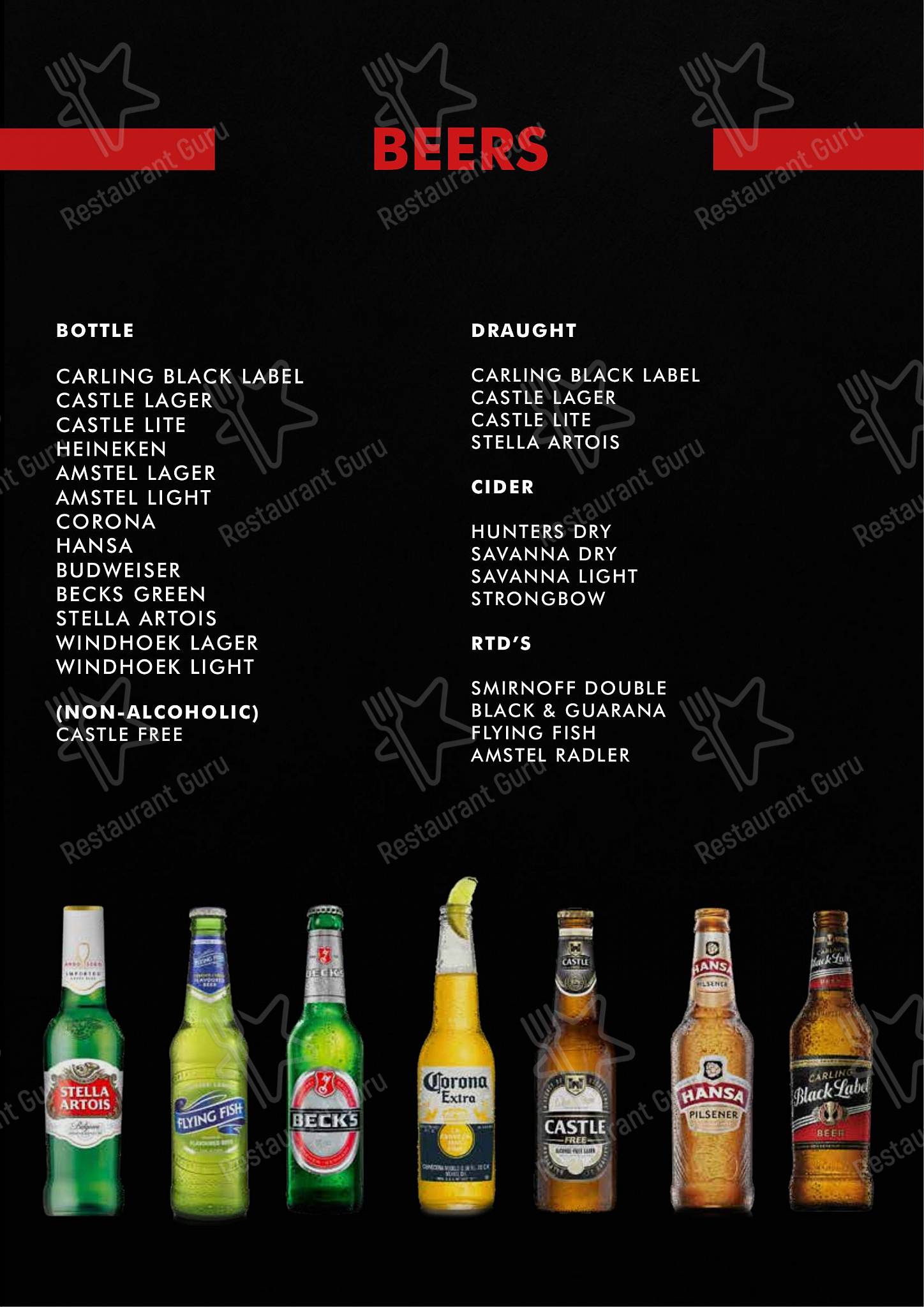 Menu at Cappello umhlanga restaurant, Durban, Shop R 34