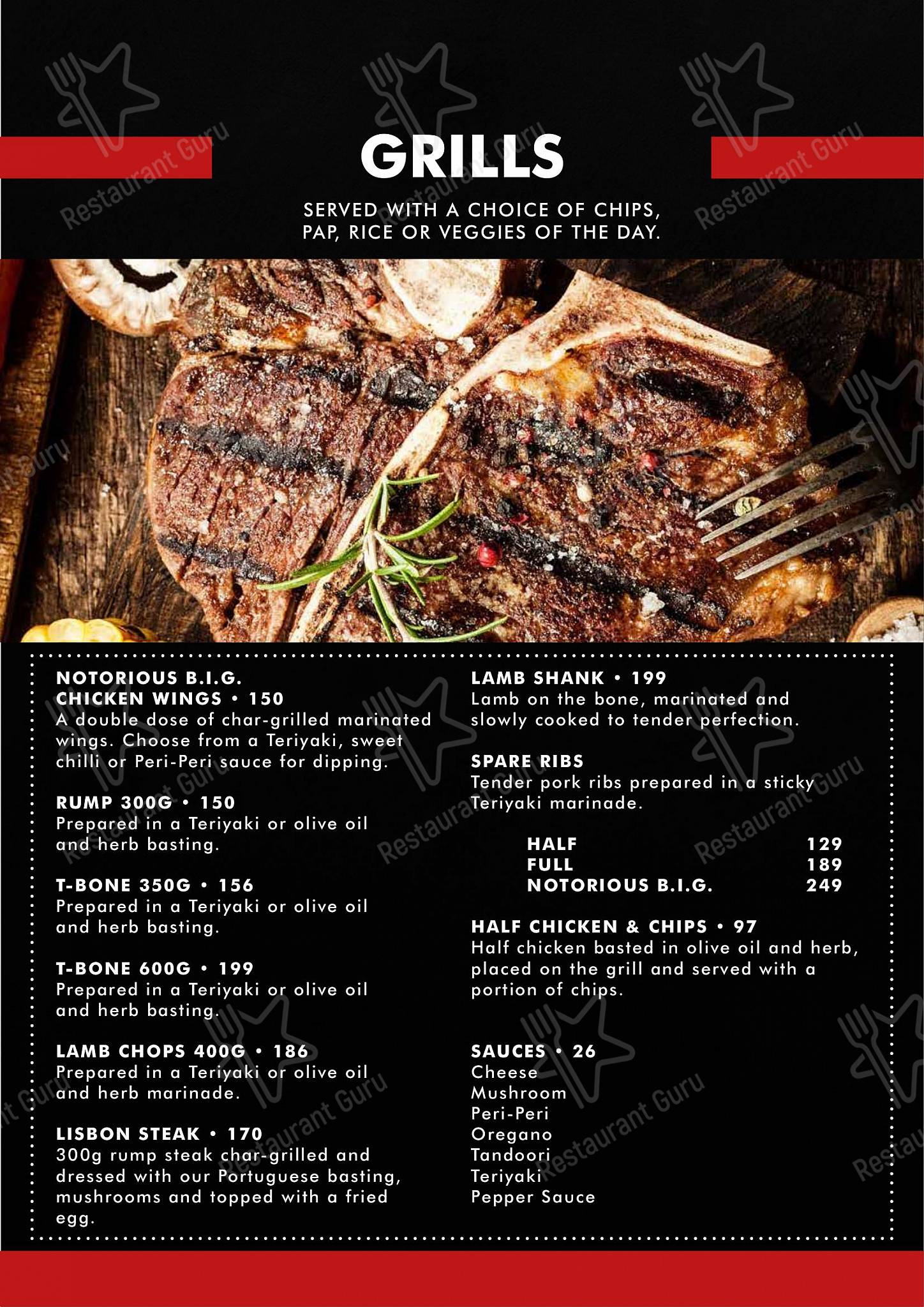 Menu at Cappello umhlanga restaurant, Durban, Shop R 34