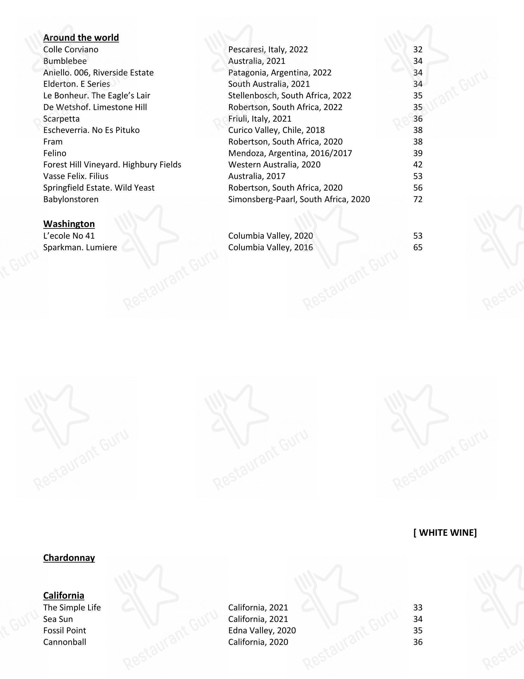Menu at Caet [seafood I oysterette] pub & bar, Ridgeland, Highland ...