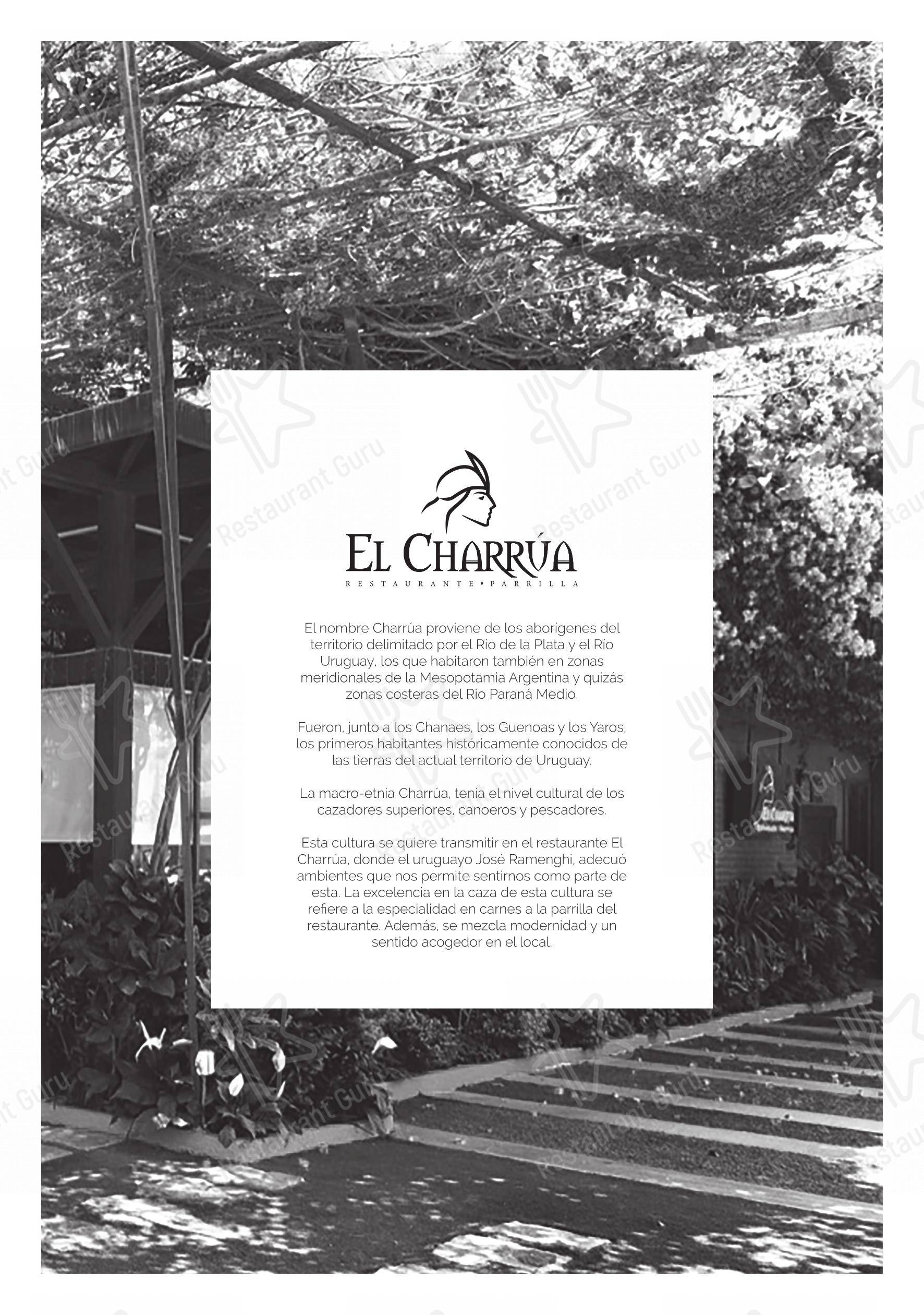Carta del restaurante El Charrúa, La Molina
