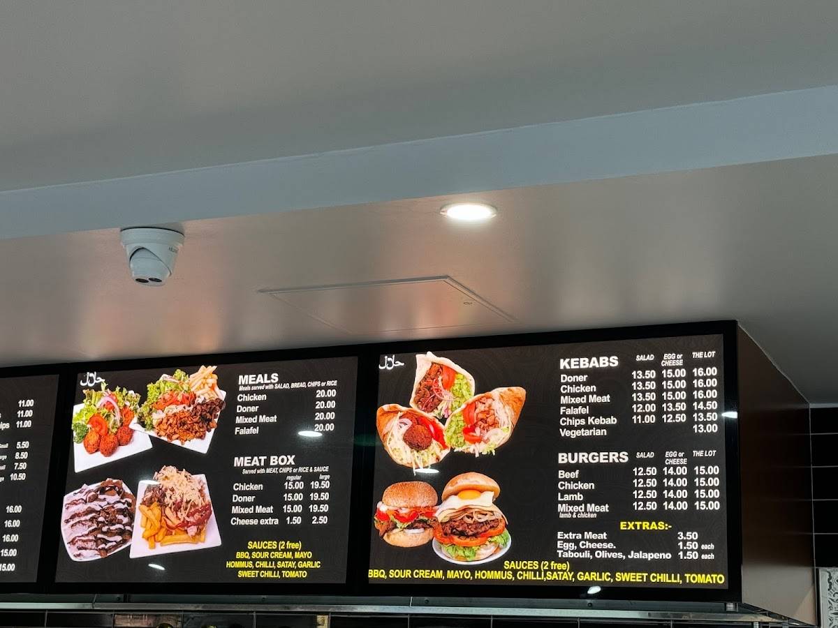 Menu at Maddington Kebab House, Maddington