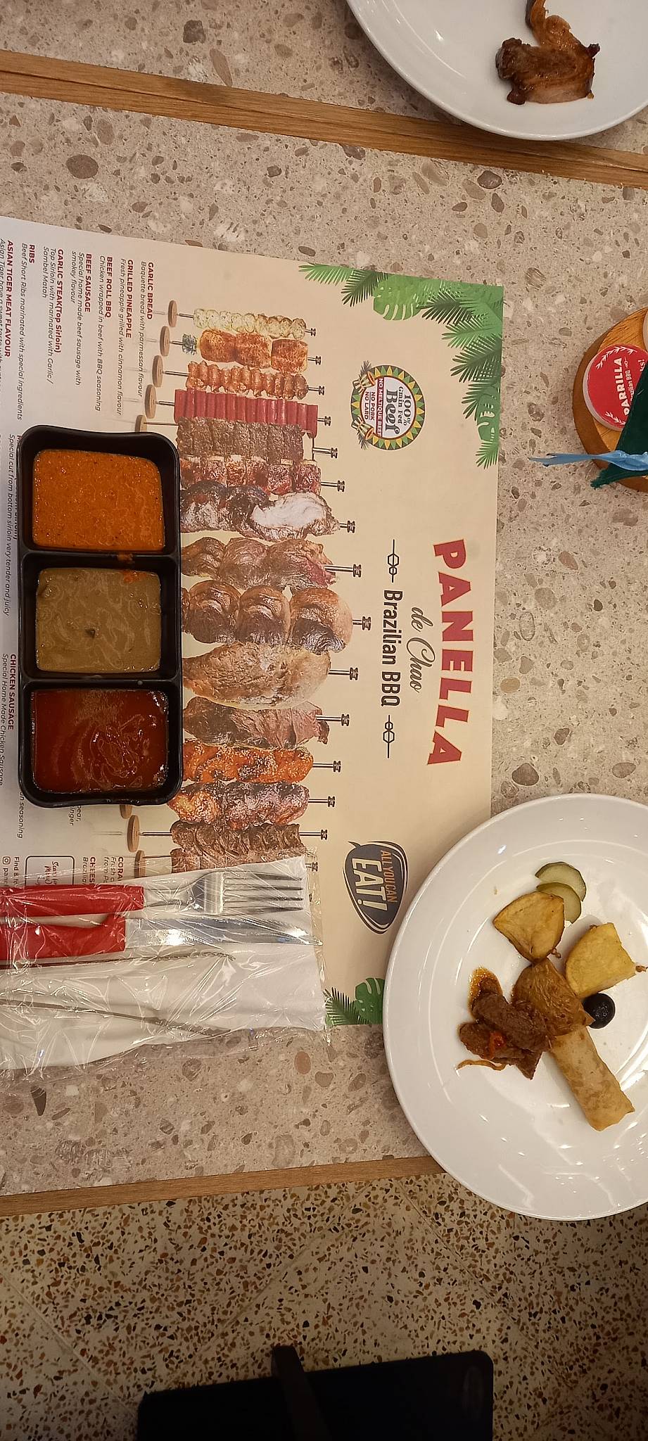 Carta del restaurante Panella del Chao BSD AEON Mall, Indonesia