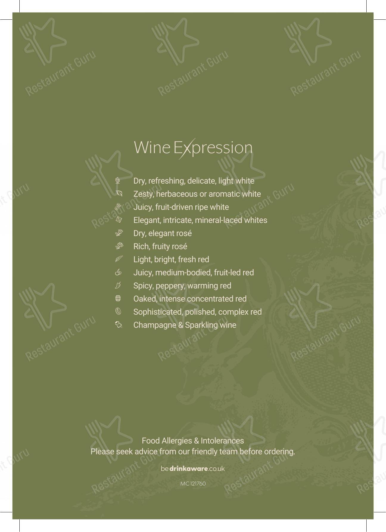 Menu at The Devonshire pub & bar, Nether Langwith, Rectory Rd