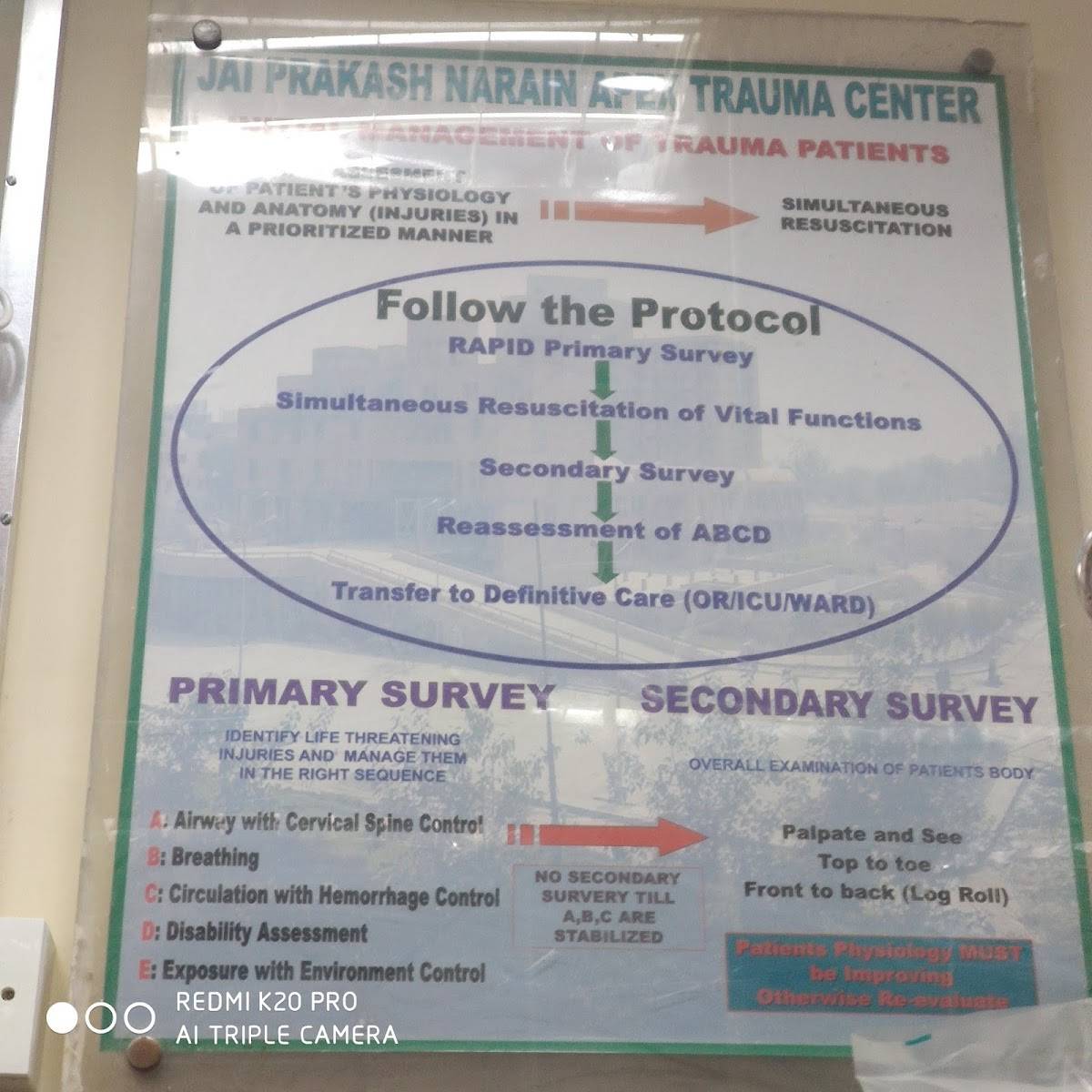 Menu at AIIMS TRAUMA CENTRE CANTEEN, New Delhi