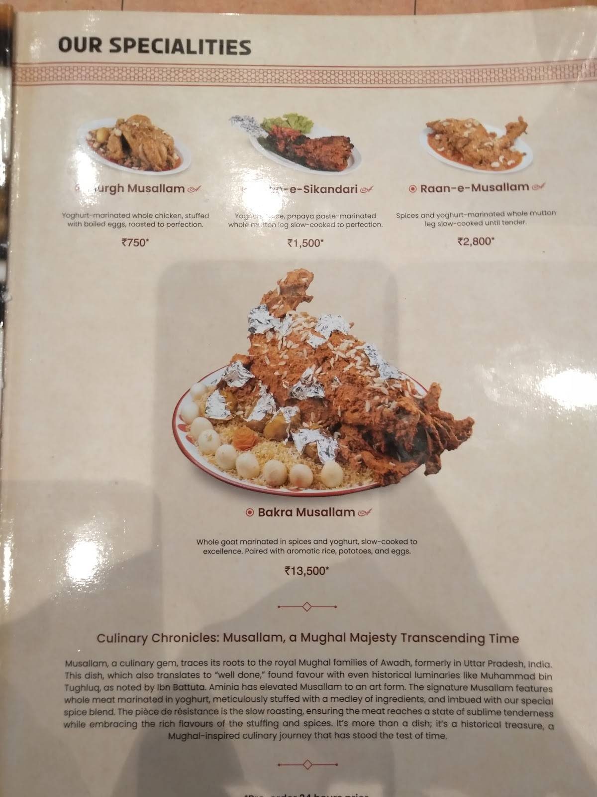Menu at Aminia Restaurant - Kolaghat, Kolaghat