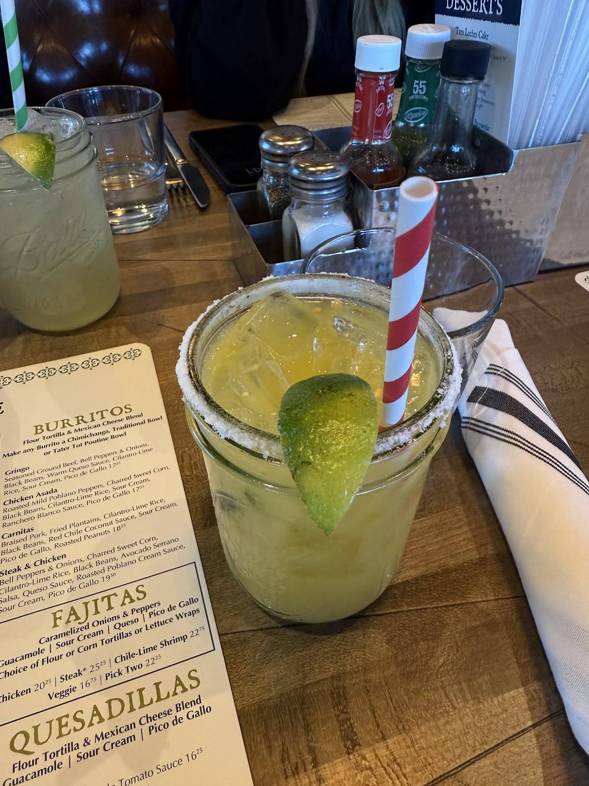 Menu at Ancho & Agave pub & bar, Lombard