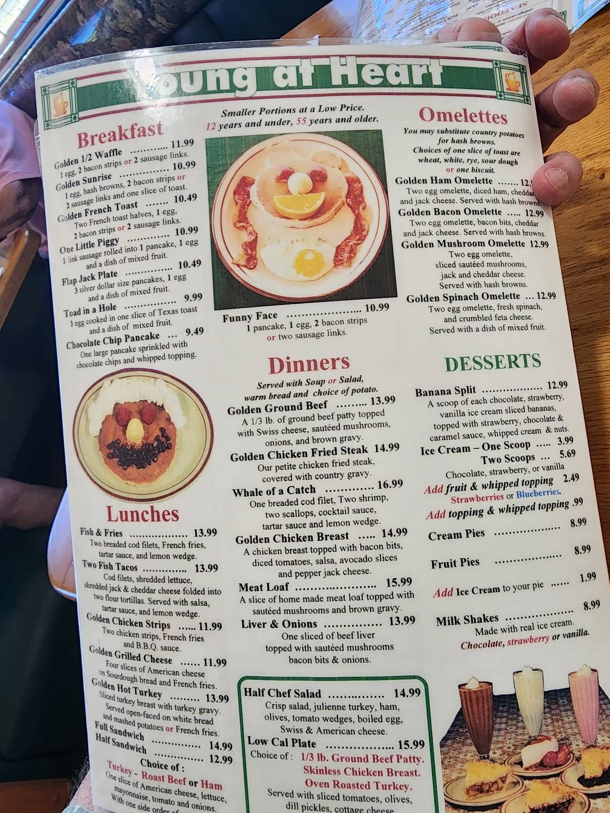 Menu at Vittles Family Restaurant, Anderson