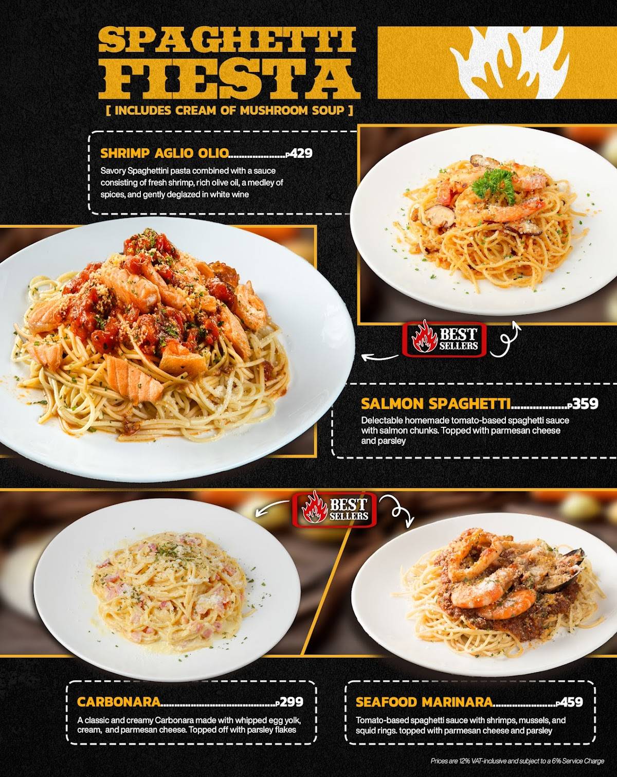 Menu at Astons Philippines - SM Megamall restaurant, Mandaluyong