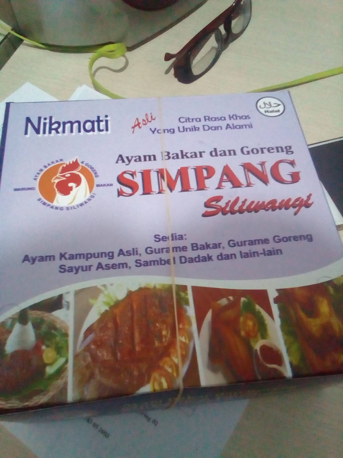Carta del restaurante Ayam Bakar & Goreng Simpang Siliwangi, Simpang ...