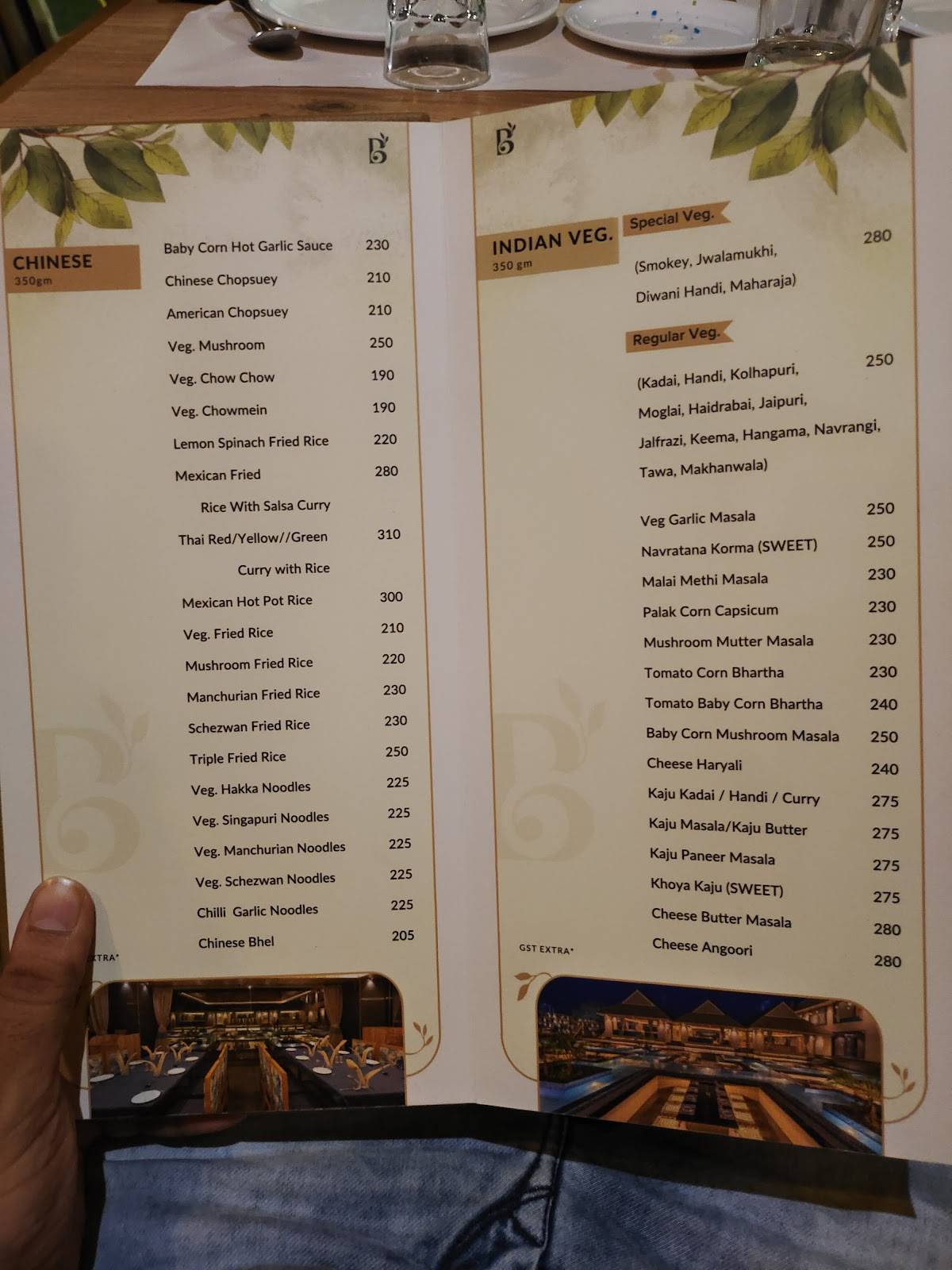 Menu at BAGH-ONE BANQUETS & RESTAURANT, Ahmedabad