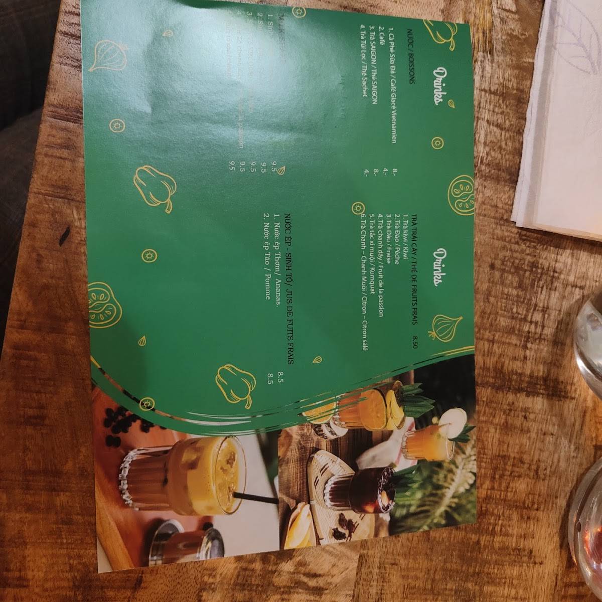 Speisekarte von BÁNH MÌ SAI GON, Lausanne