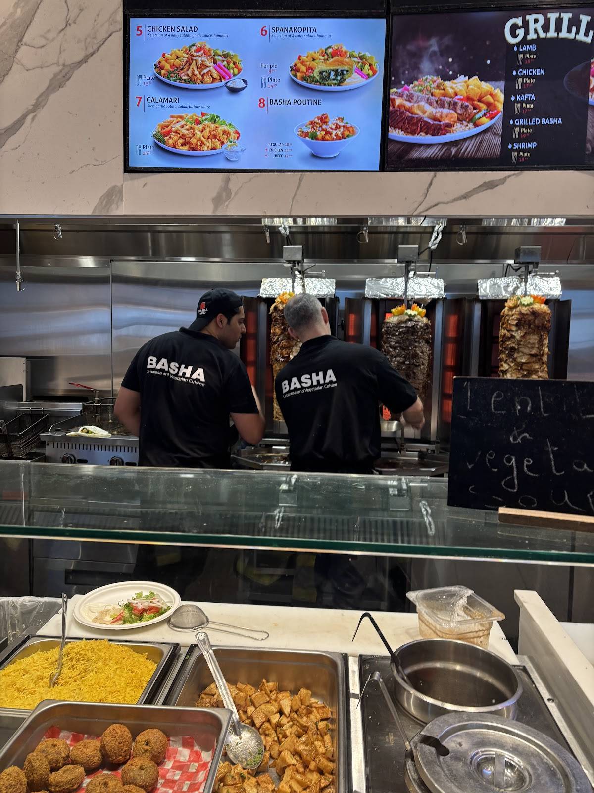 Menu at BASHA Richmond Centre restaurant, Richmond