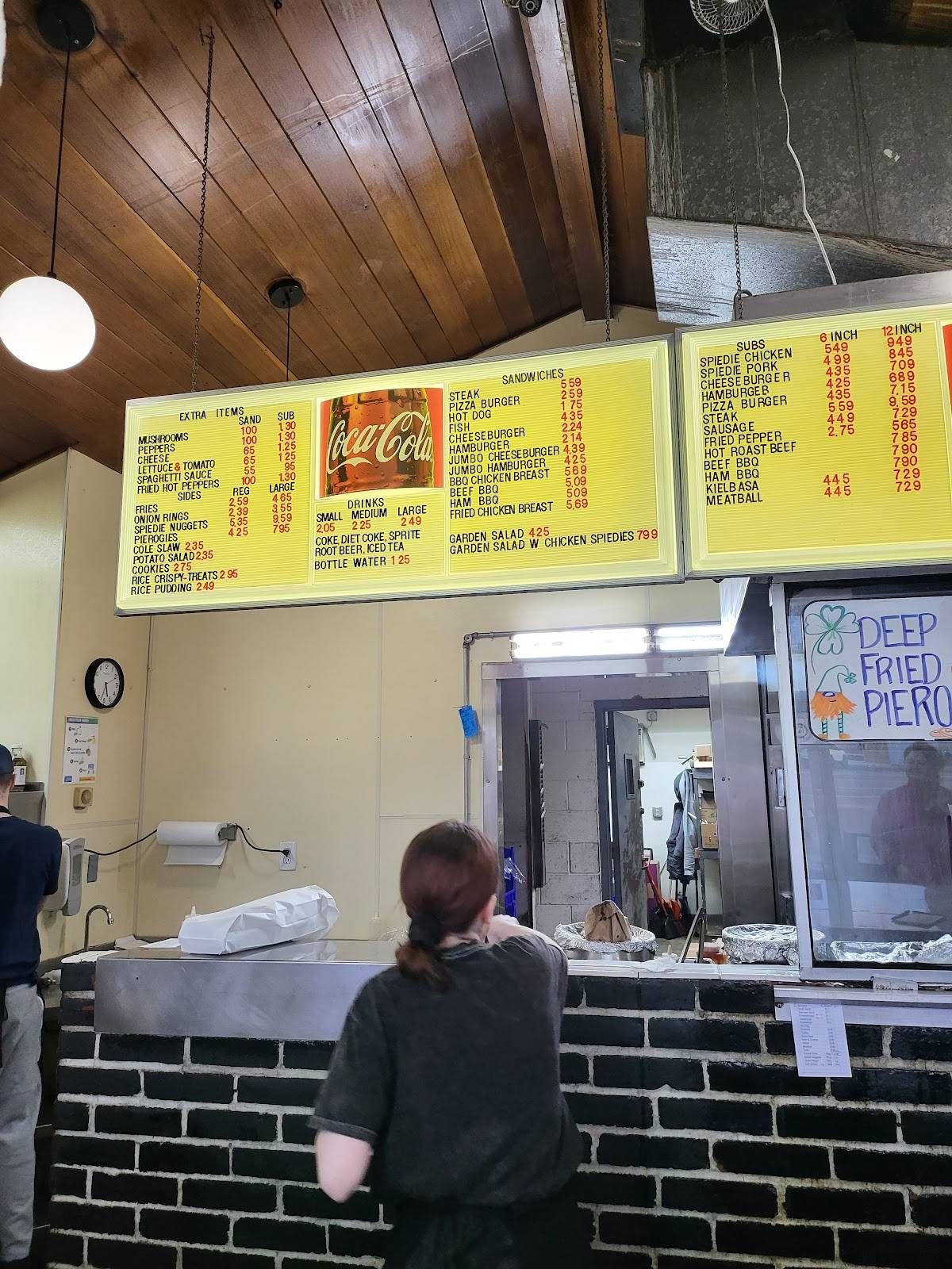 Menu at Lupo's Char-Pit BBQ, Endicott