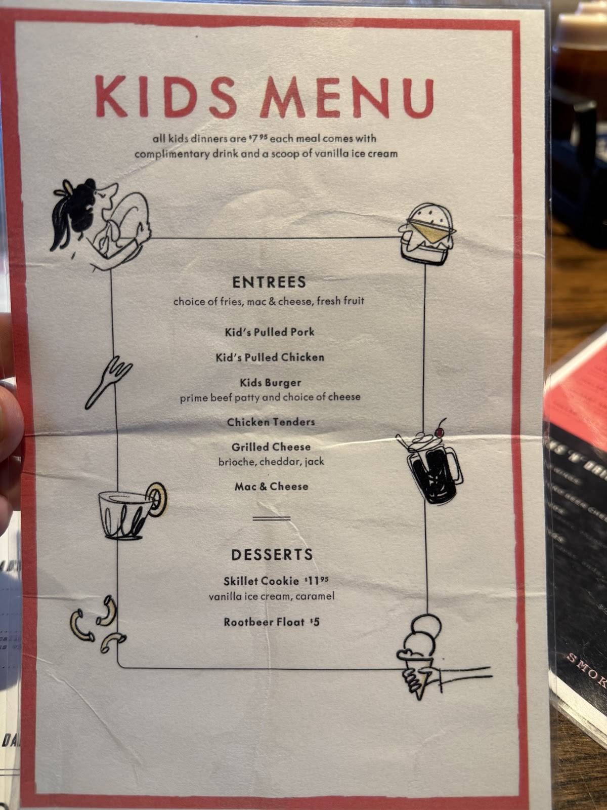 Menu at Smoke Daddy BBQ - Wrigleyville, Chicago, N Clark St