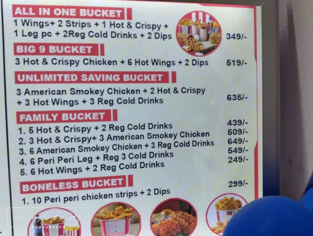 Menu at BONG CHICKEN STORY, Ranaghat