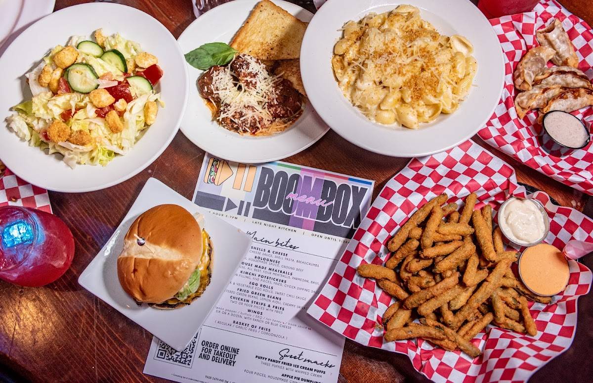 Menu at BOOMBOX BAR, Seattle