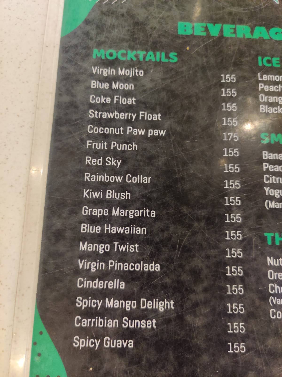 Menu at Bagan Cafe, Bhubaneswar, Plot No 366/7077