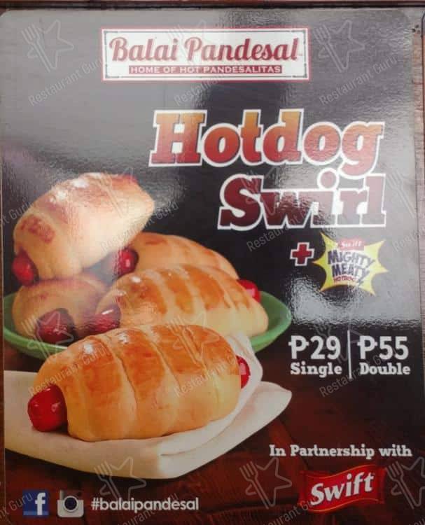 Menu at Balai Pandesal - Escriva Drive, Pasig, Escriva Dr
